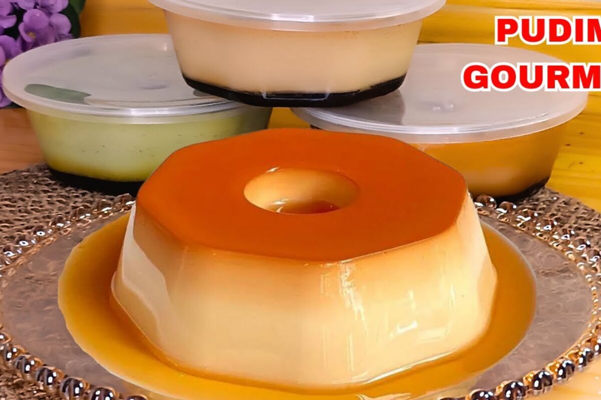 Pudim gourmet cremoso e bem firme: não desmancha na hora de desenformar
