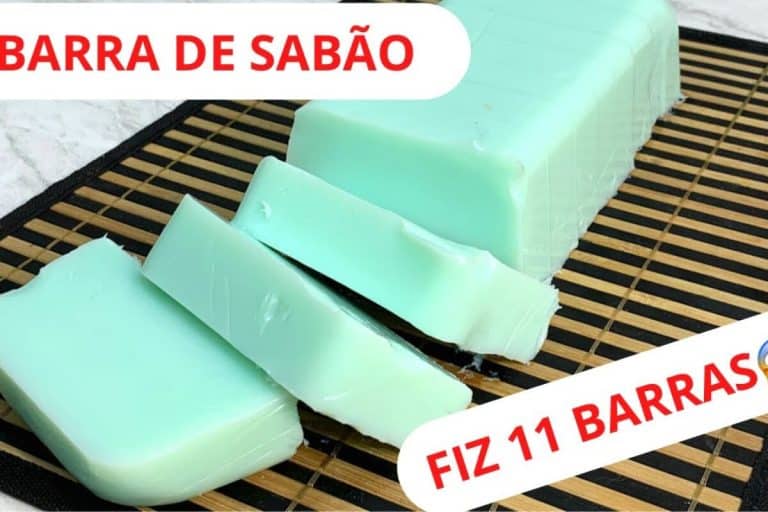 Sabão em barra caseiro com poucos ingredientes: limpa muito, rende bem ...