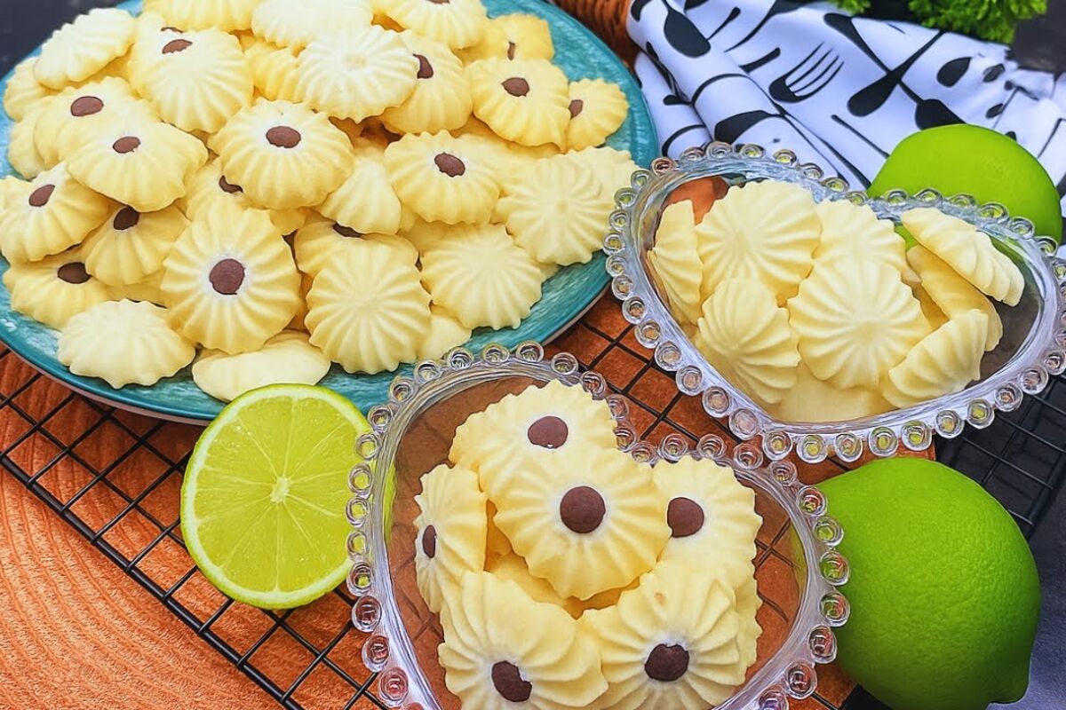 Biscoito amanteigado de limão: derrete na boca e rende muito, ideal ...