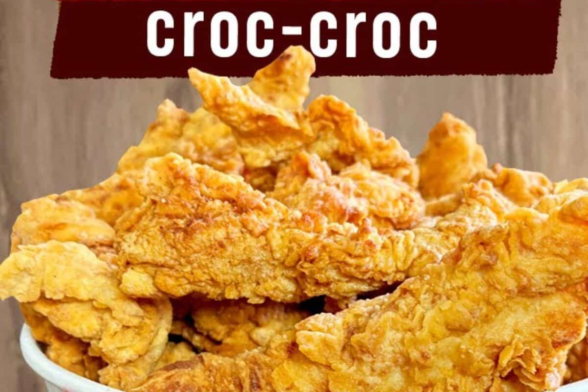 Frango do KFC, bem crocante e sequinho por fora e super suculento por dentro