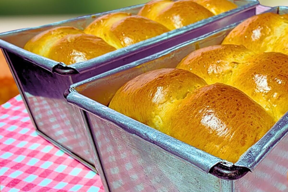 Pão tipo brioche fofinho e leve o mais gostoso que você vai fazer na ...