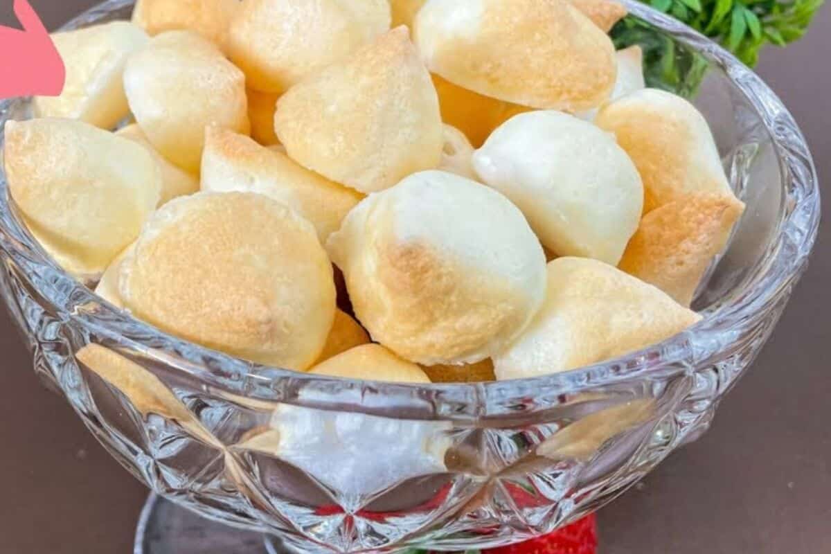 Suspiro fit com poucas calorias, perfeito para quem quer um doce leve ...