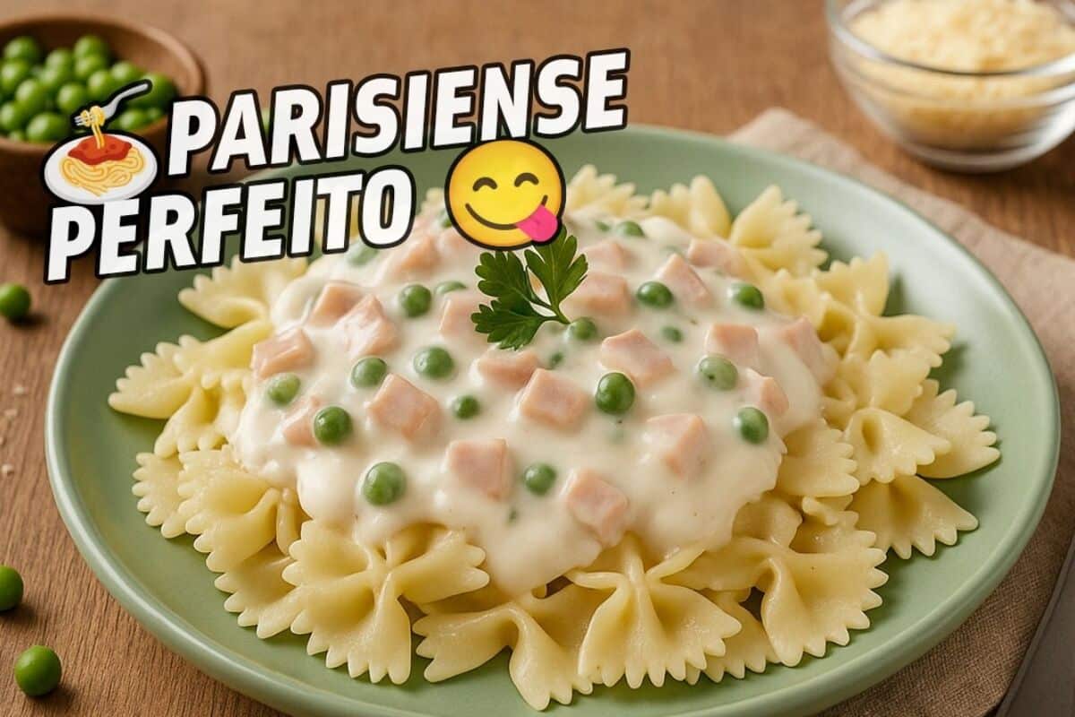 Macarrão à Parisiense: o mais cremoso que você já provou para o Almoço ...