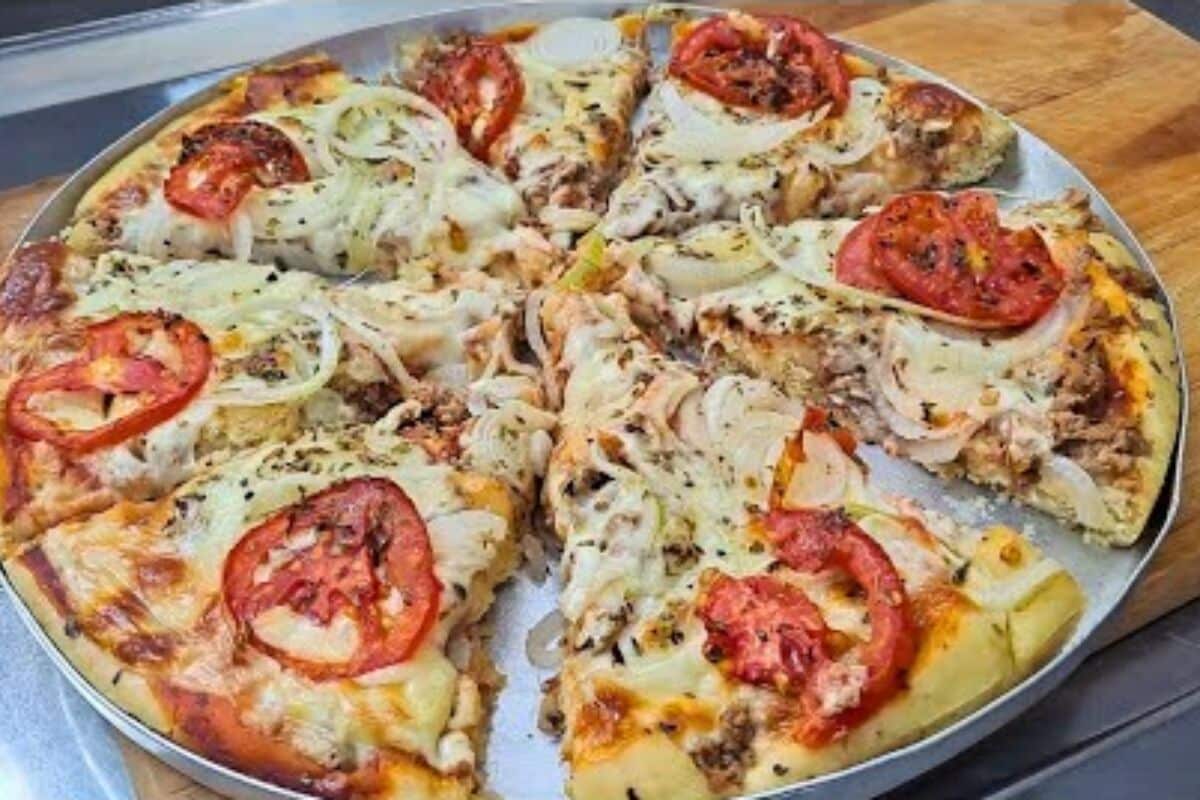 Pizza sem sovar: a receita mais fácil do mundo, pronta em minutos e sem ...