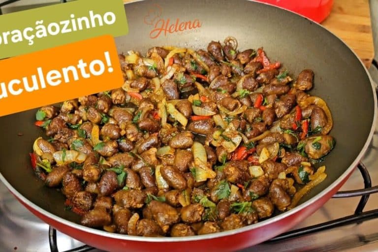Coração de frango: quando preparo dessa forma não sobra nada de tão ...
