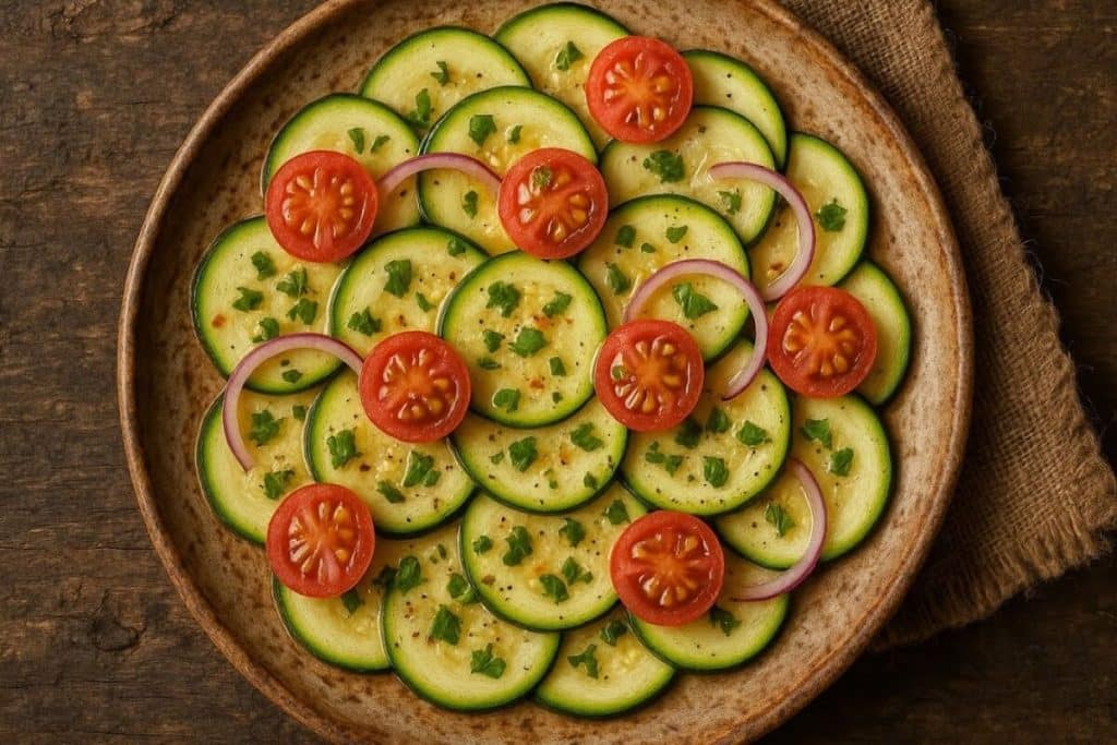 Salada de abobrinha que é leve, fica pronta em minutos e é uma opção de ...