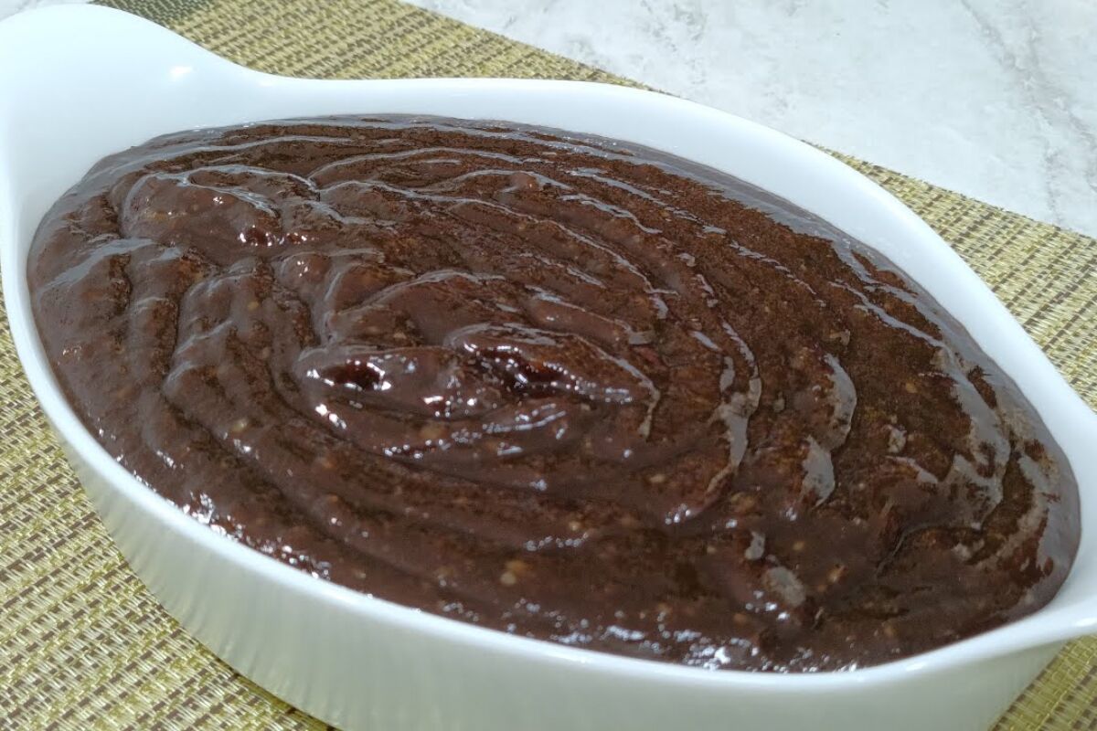 Doce de banana cremoso, uma receita típica de vó, que fica delicioso e ...
