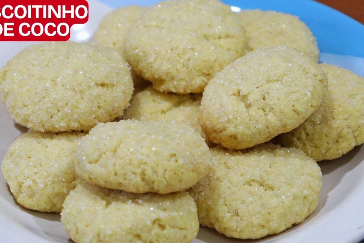 Biscoitinho de coco perfeito para o café: uma receita que derrete na ...