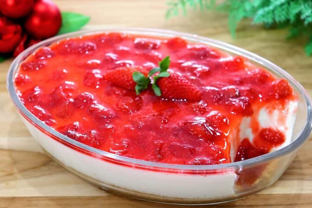 Cheescake de travessa mais fácil e delicioso do mundo, uma sobremesa ...
