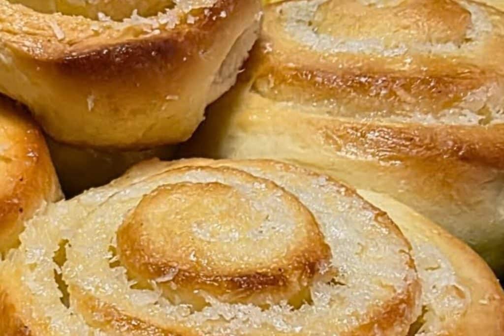 Pão de coco fatias húngaras, super fofinho e molhadinho, ele derrete na ...