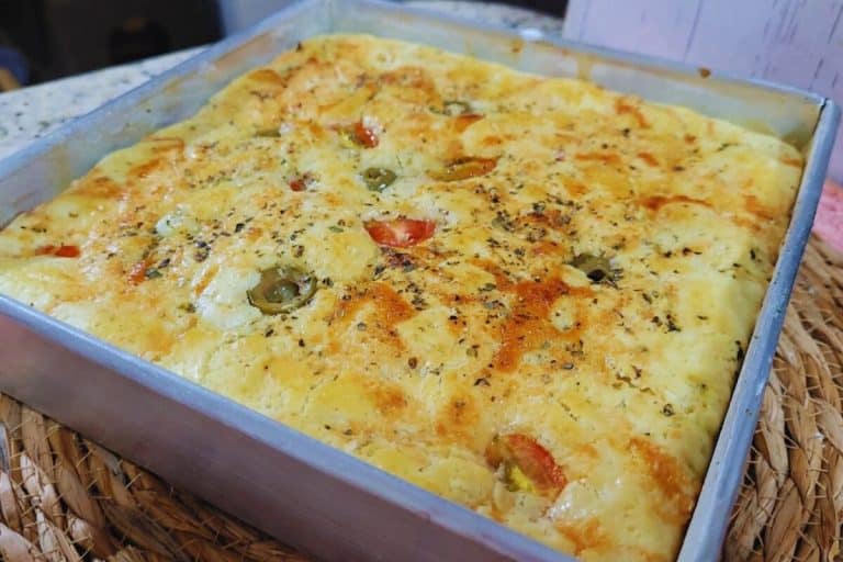Torta de pizza sem farinha, que também não leva leite e fica leve e ...